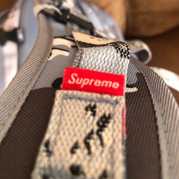 Supreme | Bags | Supreme Blue Camo Backpack | Poshmark